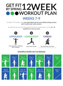 Get Fit by Spring With This Easy 12-Week Workout Plan - BioTrust