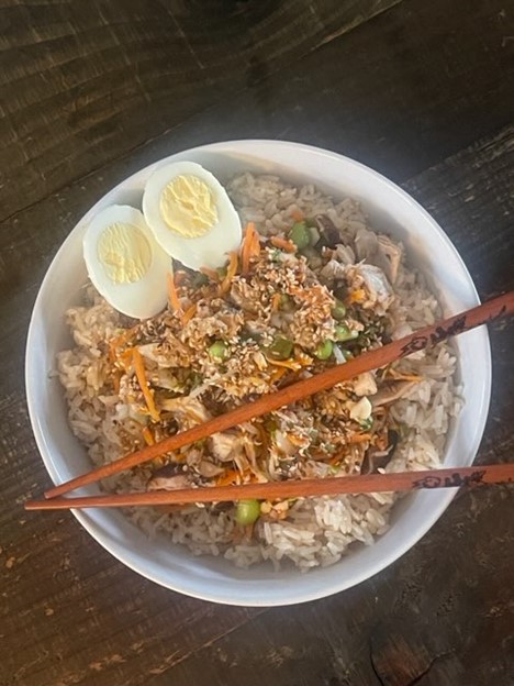 Healthy Asian Fusion Rice Bowl Recipe - BioTrust